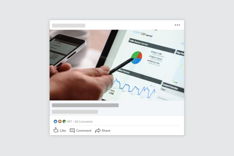 LinkedIn Sponsored Post Ad Mockup Generator | Mediamodifier
