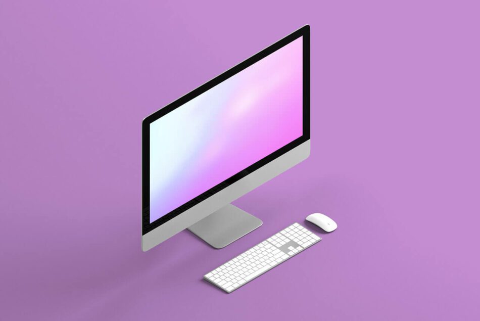 30 Best iMac Mockup Templates | Mediamodifier