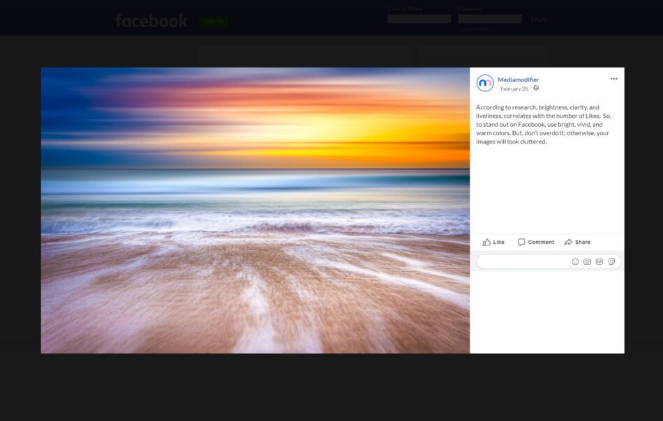 Which colors work best for social media images? | Mediamodifier