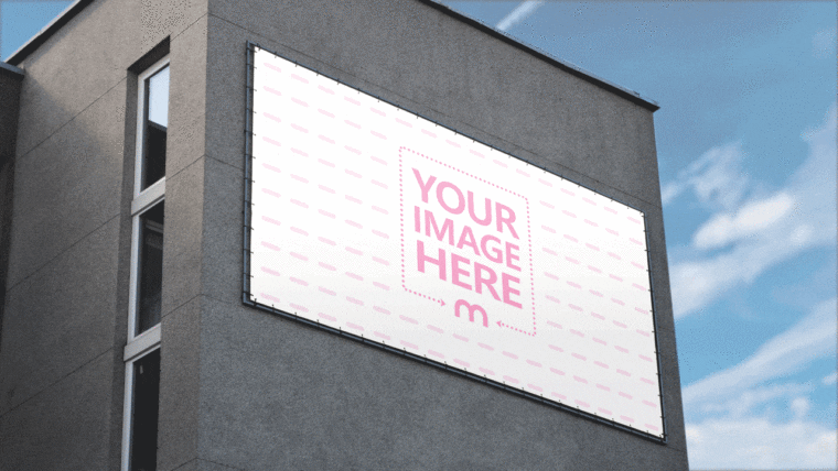 outdoor advertisement animated psd mockup | Mediamodifier