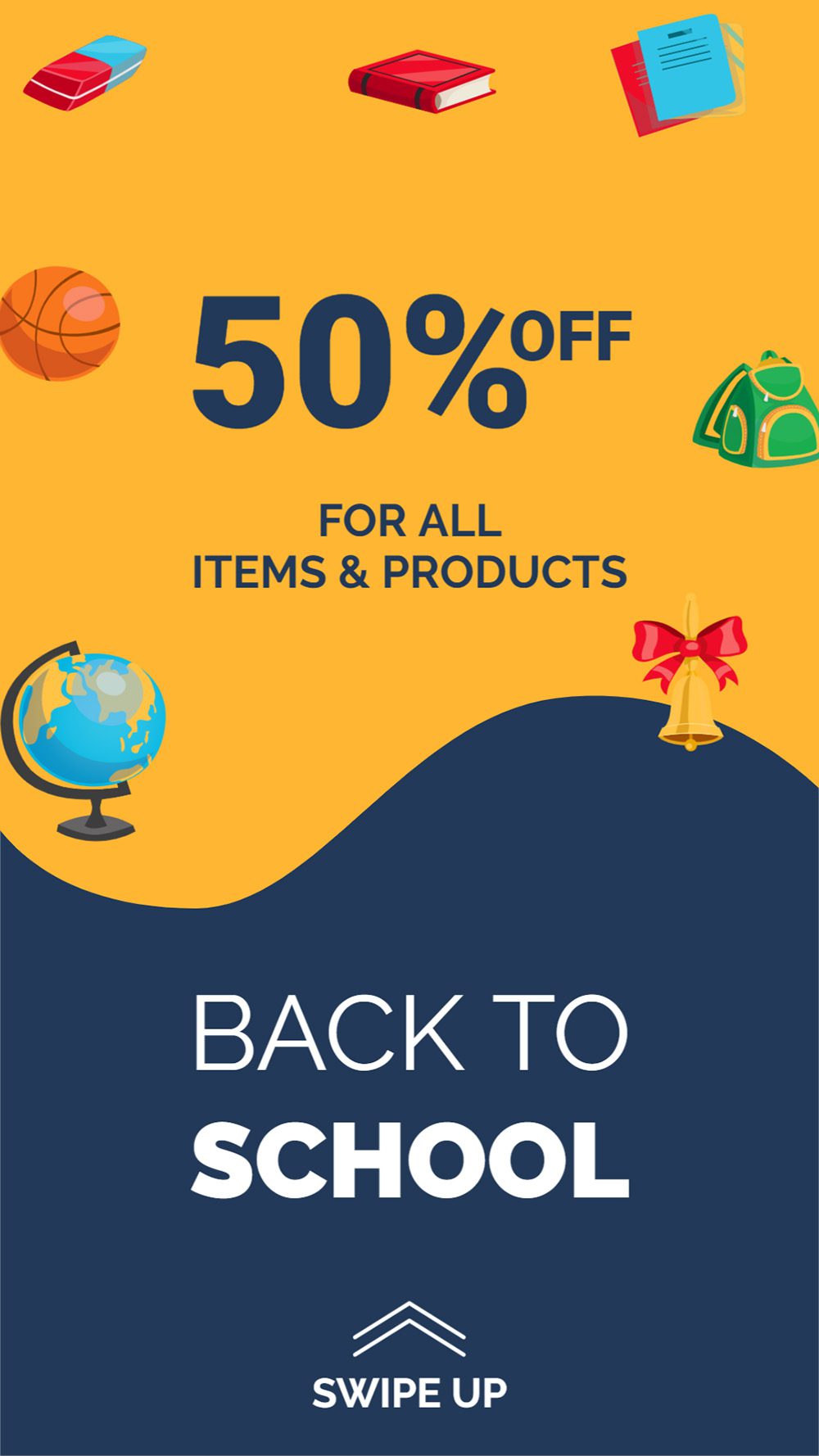 10 Reusable Banners for School Discount Sale | Mediamodifier