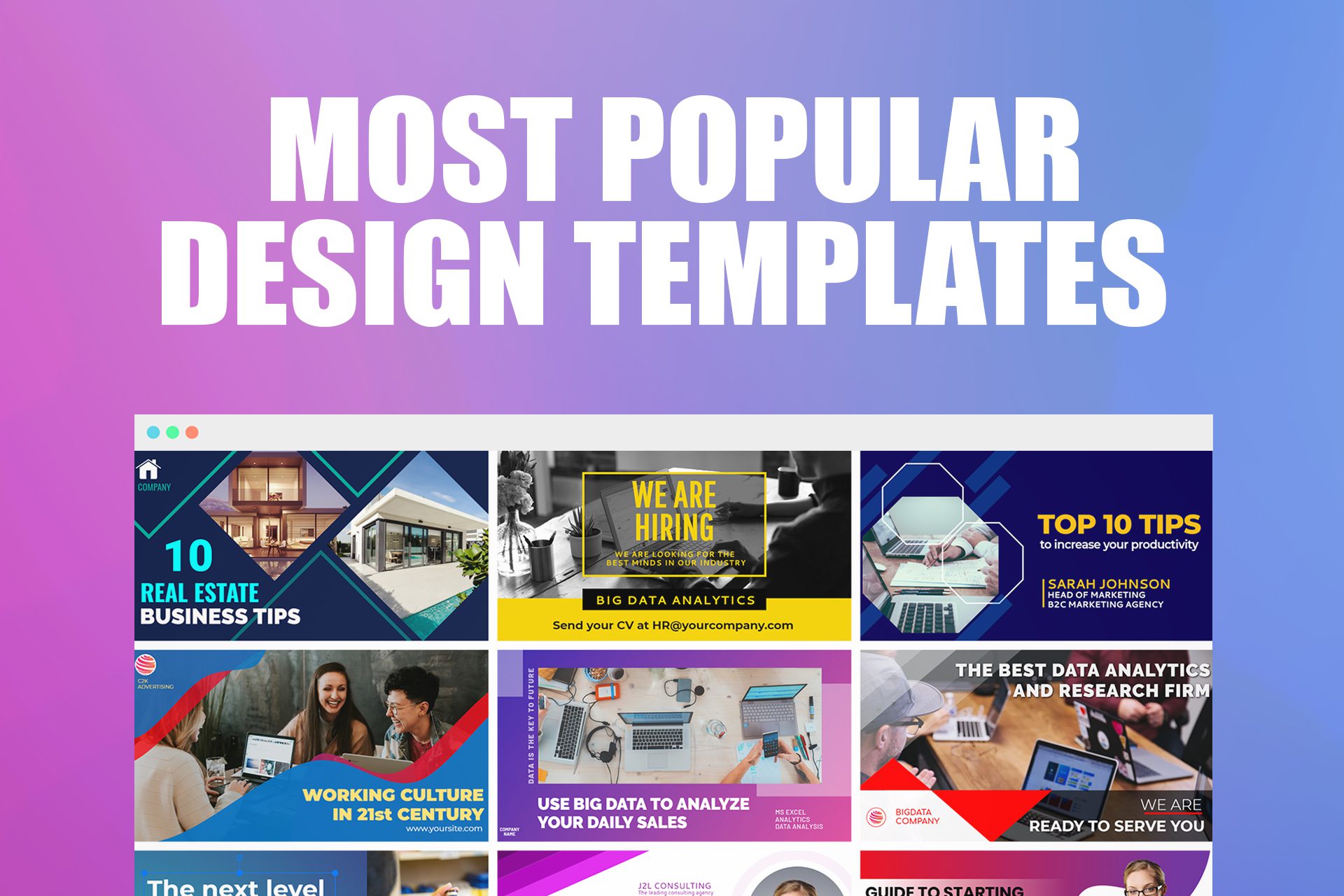 40+ Most Popular Design Templates in October 2025 - Mediamodifier