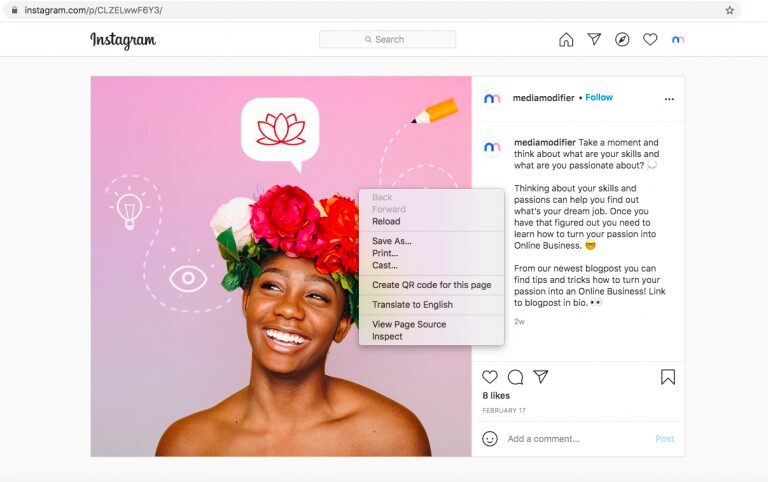 How to Download Instagram Images? Tutorial | Mediamodifier