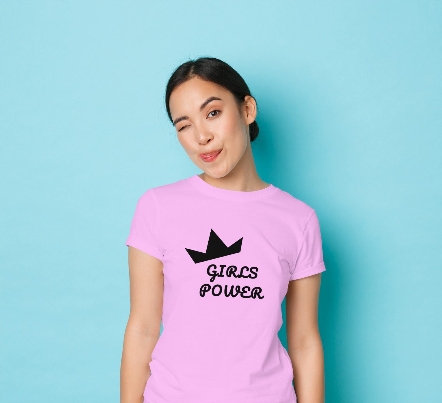 Girl Power Shirt Design Template | Mediamodifier