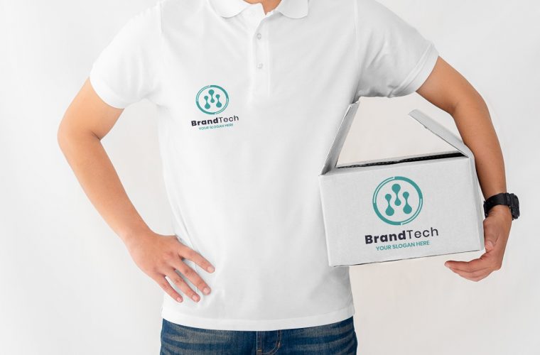 postman mockup | Mediamodifier