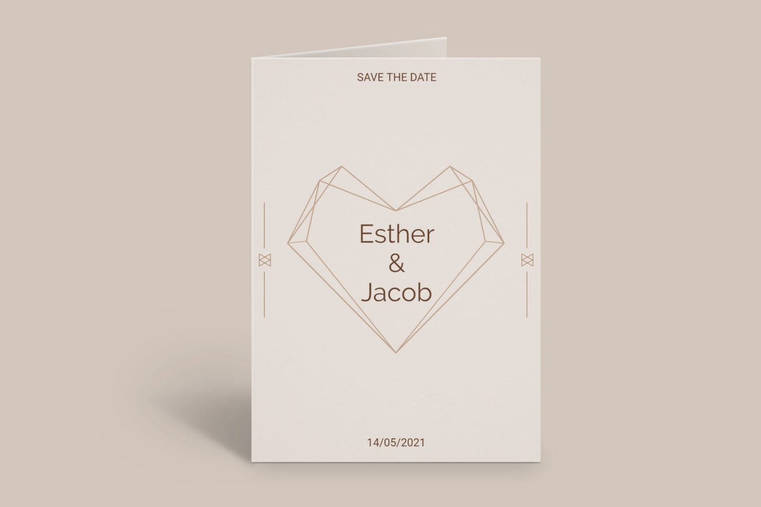 Minimal Wedding Invitation Card Design | Mediamodifier