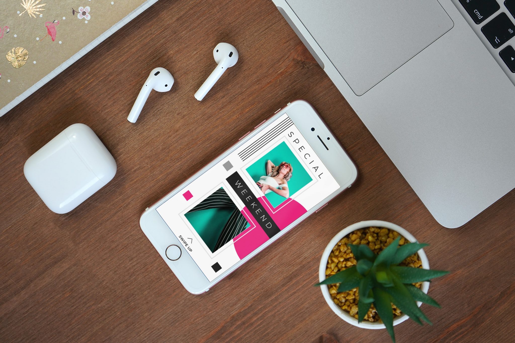 free iphone mockup maker | Mediamodifier