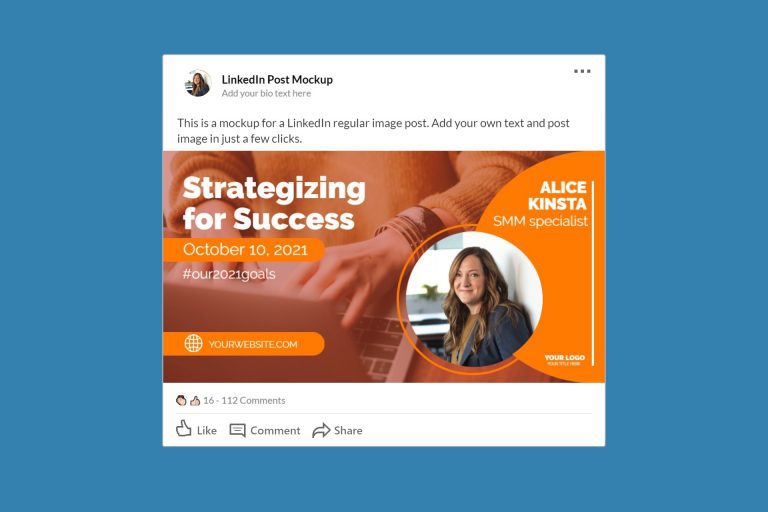 linkedin ad mockup | Mediamodifier