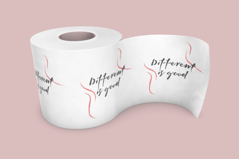 Custom Toilet Paper Design Mockup | Mediamodifier
