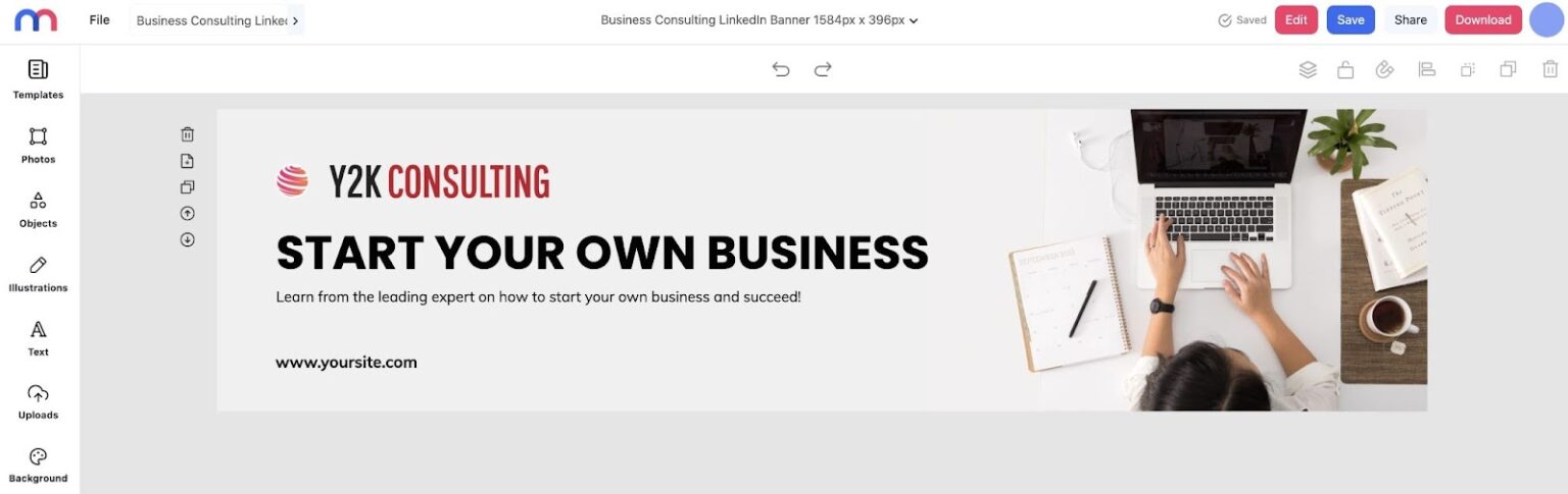 How to Design a LinkedIn Banner for Your Profile | Mediamodifier