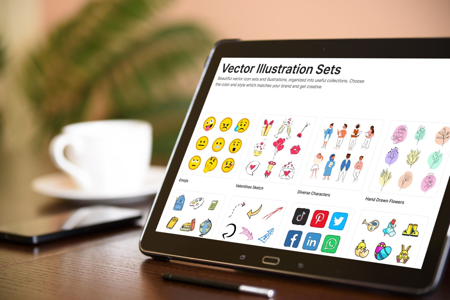 Download SVG Illustration Sets or Single Vectors | Mediamodifier
