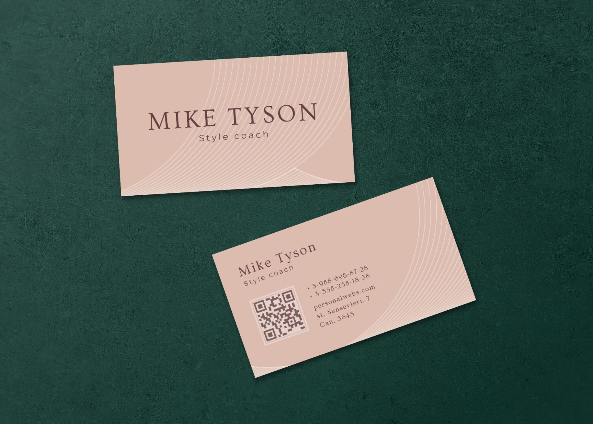 Business Card Design Mockup | Mediamodifier
