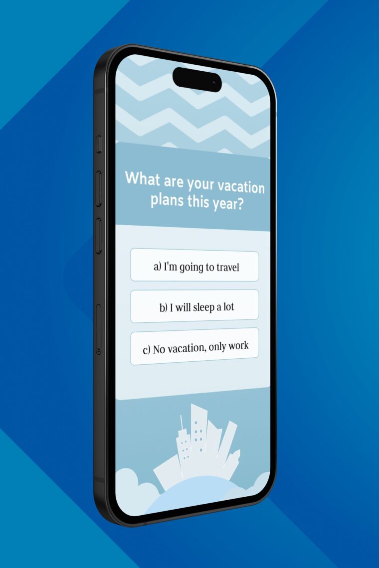 Instagram Story Design in iPhone 14 Pro Mockup | Mediamodifier