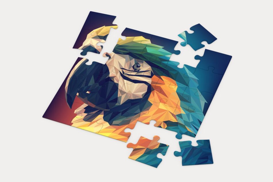 10 Instant Jigsaw Puzzle Mockups | Mediamodifier