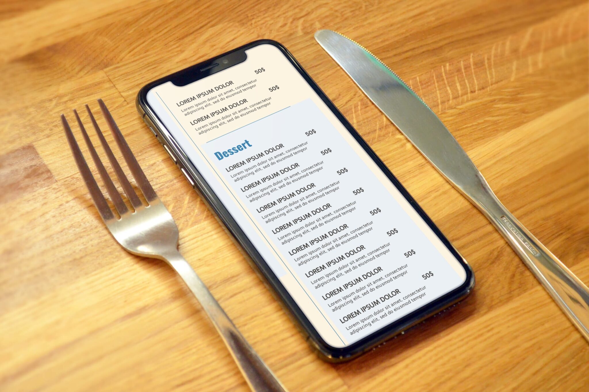 Menu Mockup - 28 Best Templates | Mediamodifier