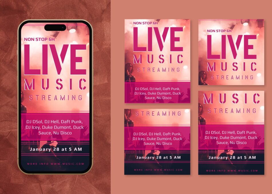 social media kit mockup | Mediamodifier