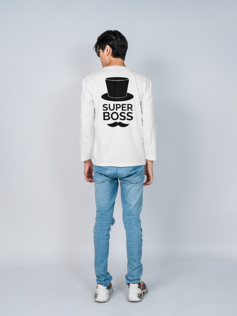 mens shirt back view | Mediamodifier