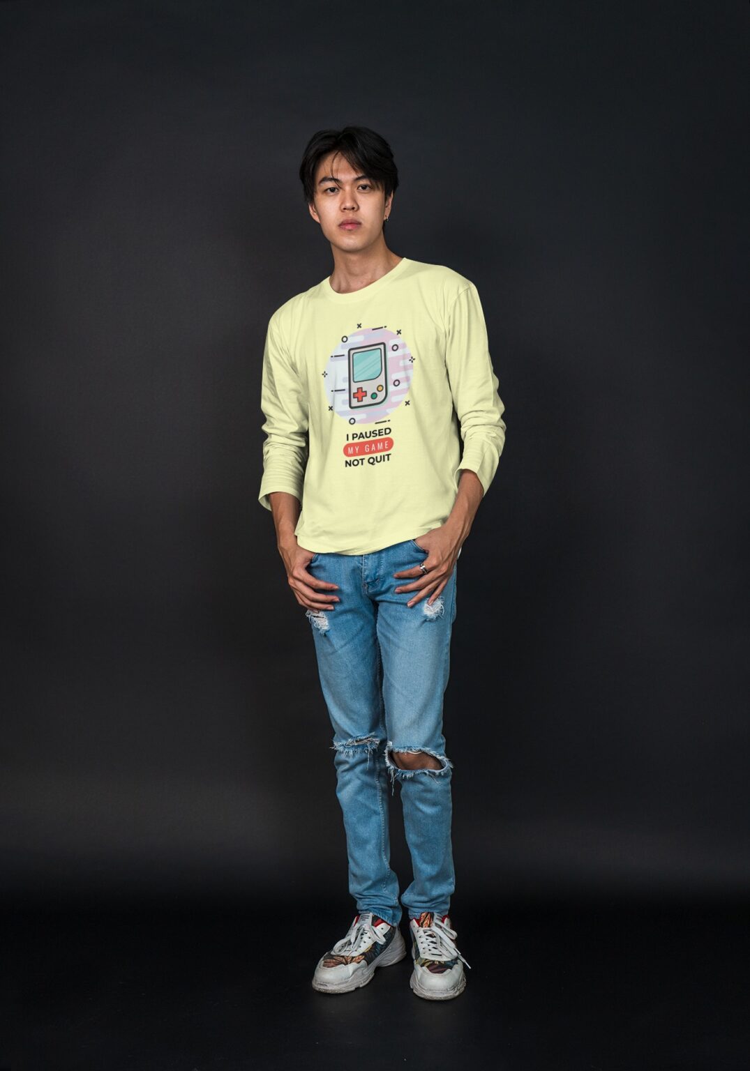 mens shirt front view | Mediamodifier