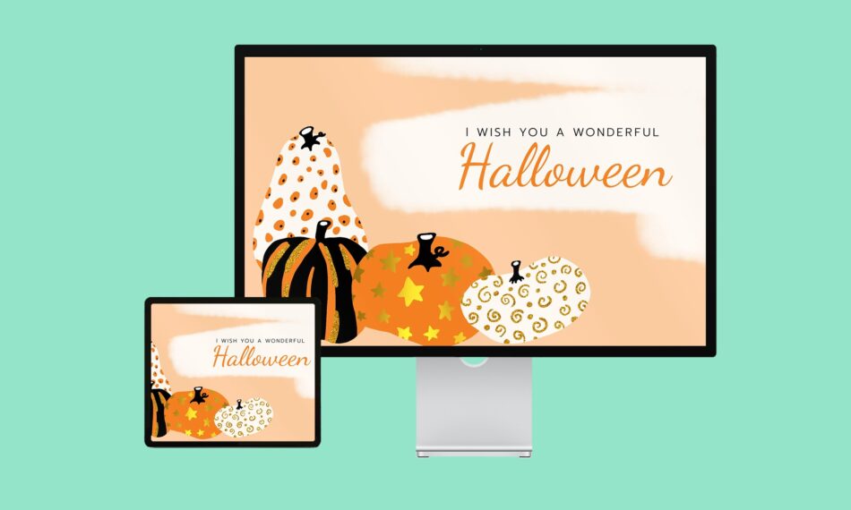 PSD Mockup of iPad and Apple Studio Display | Mediamodifier