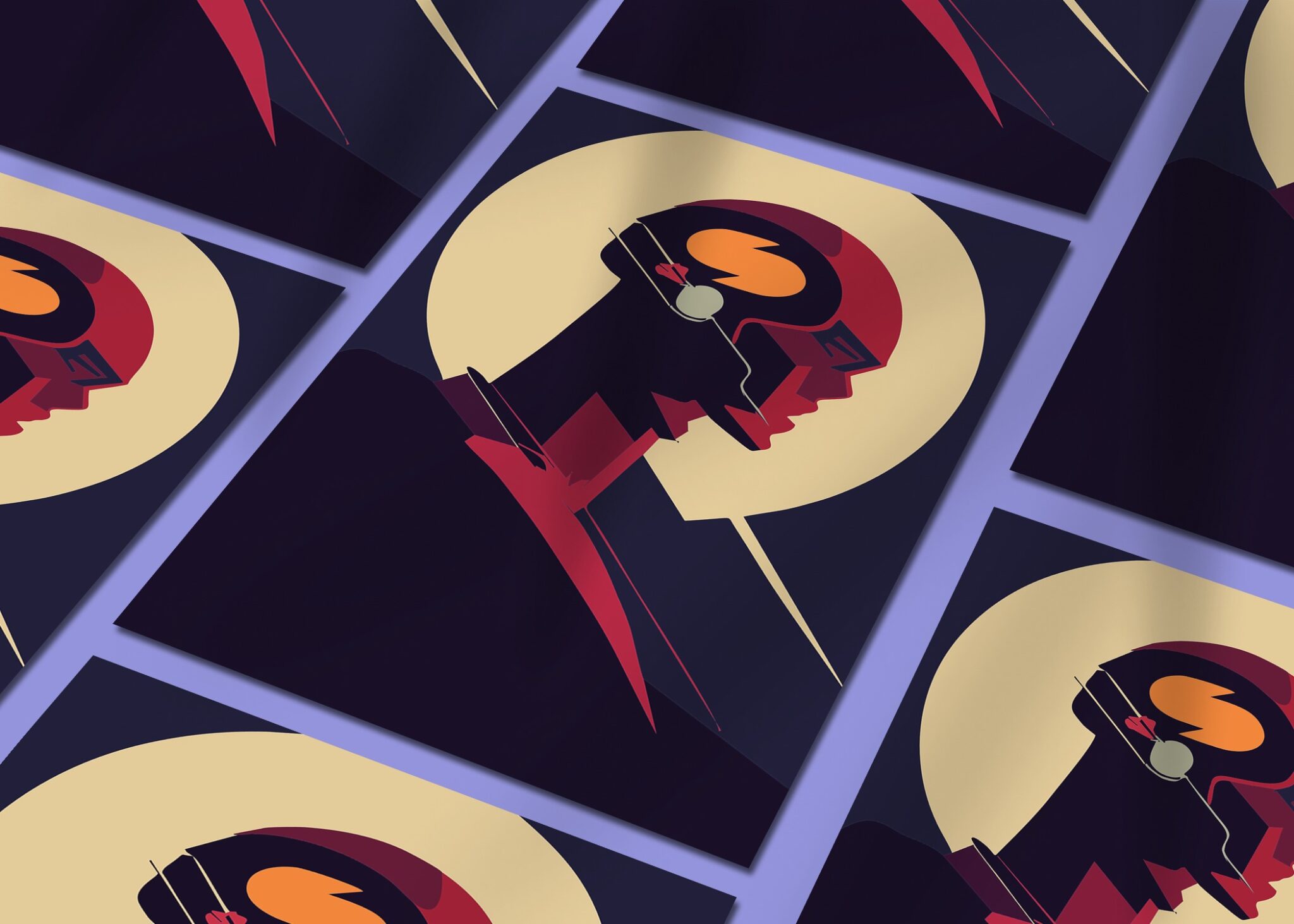 PSD Mockup of A4 Paper Documents with Shadow | Mediamodifier