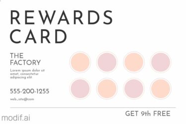 Maximize Customer Loyalty with 12 Customizable Reward Card Templates