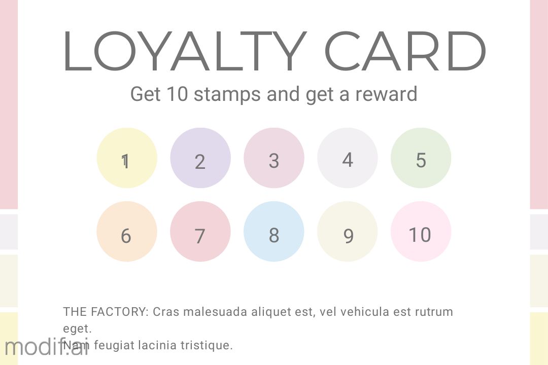Maximize Customer Loyalty with 12 Customizable Reward Card Templates