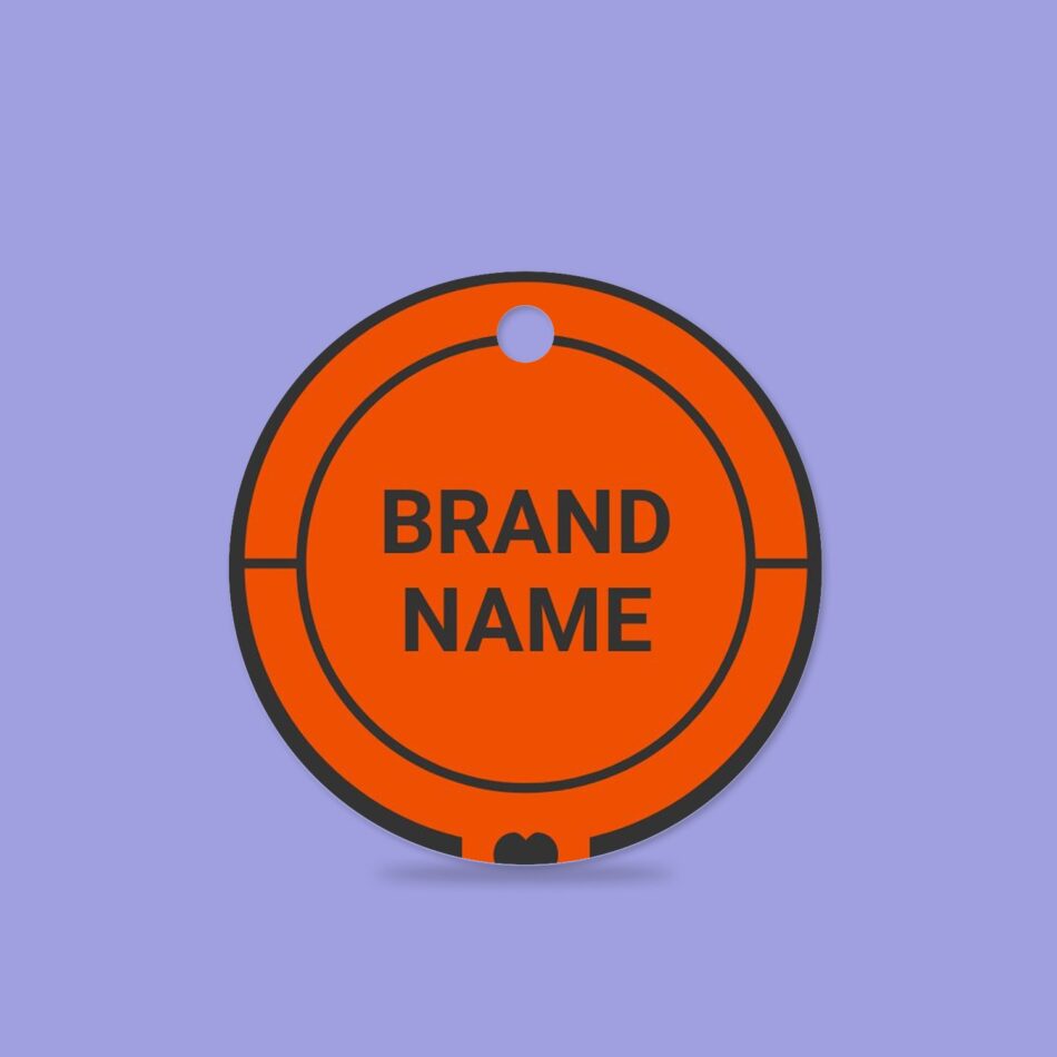 Circular Gift and Shipping Tag Design | Mediamodifier