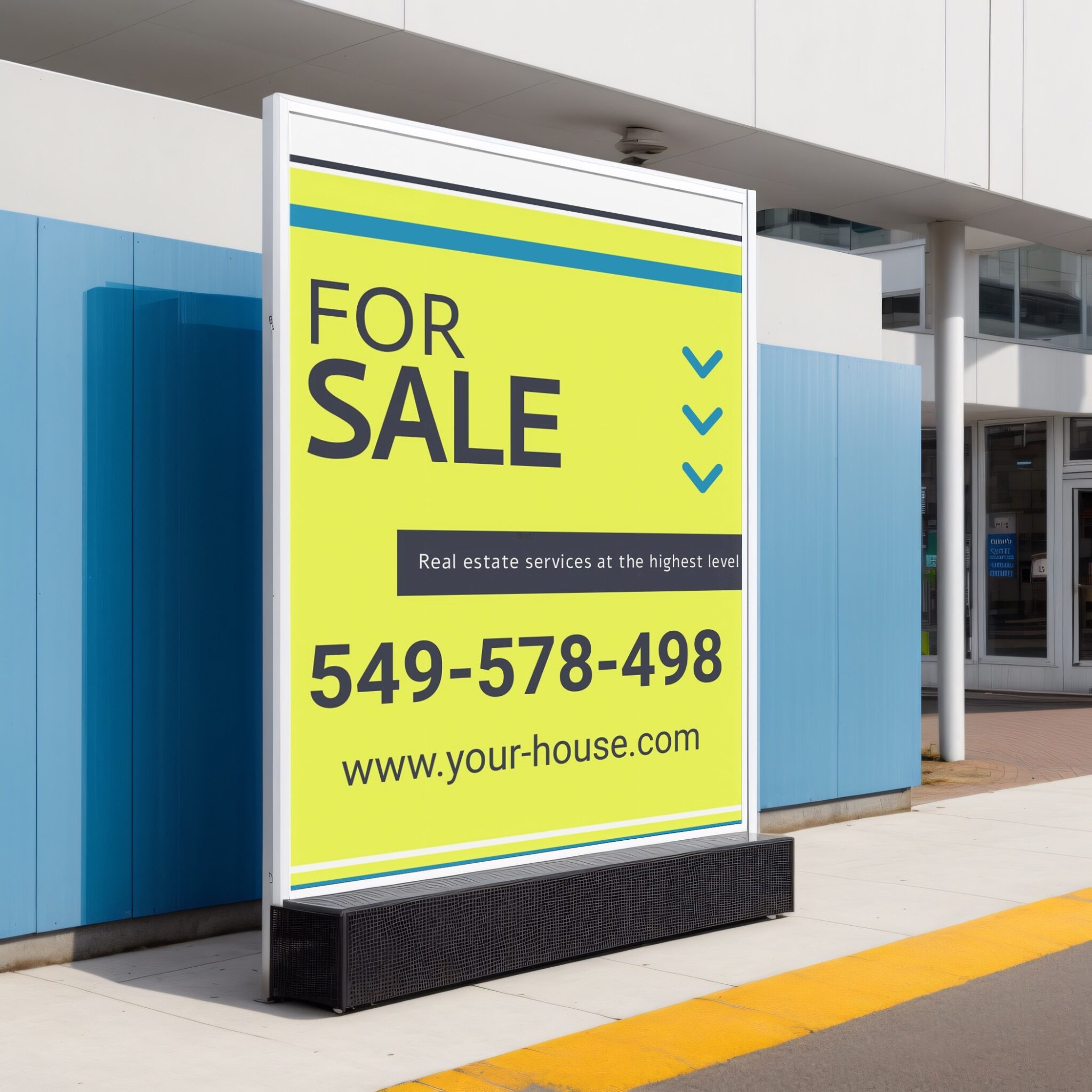 For Sales Design on Billboard Mockup Generator | Mediamodifier
