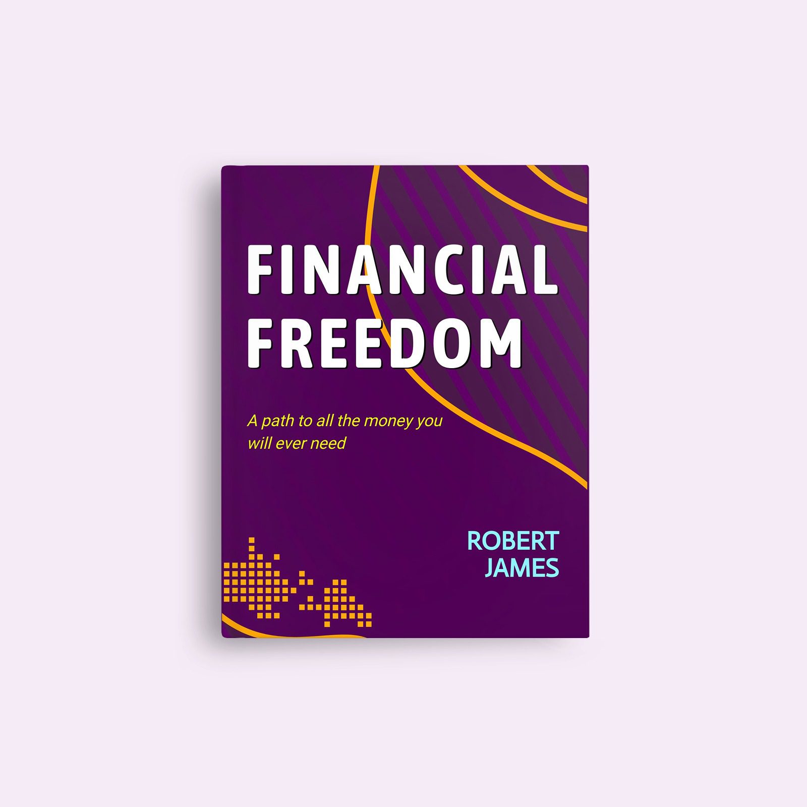 Finance Book Cover Design on 8.5x11 Book Cover Mockup | Mediamodifier