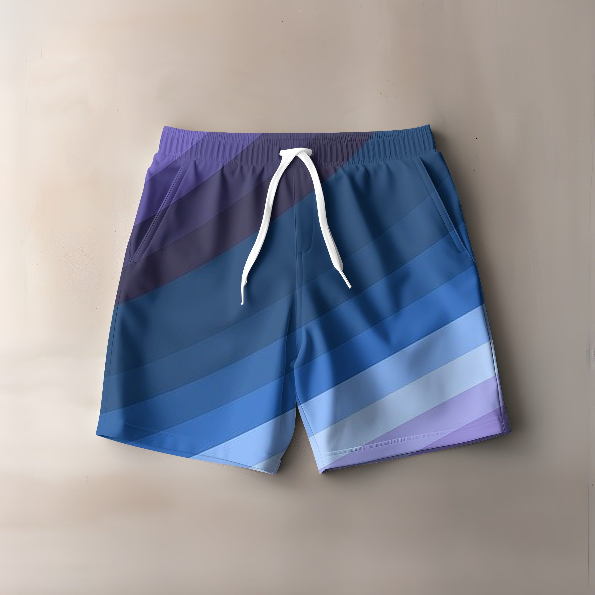 Pattern Design on Sports Shorts Mockup | Mediamodifier