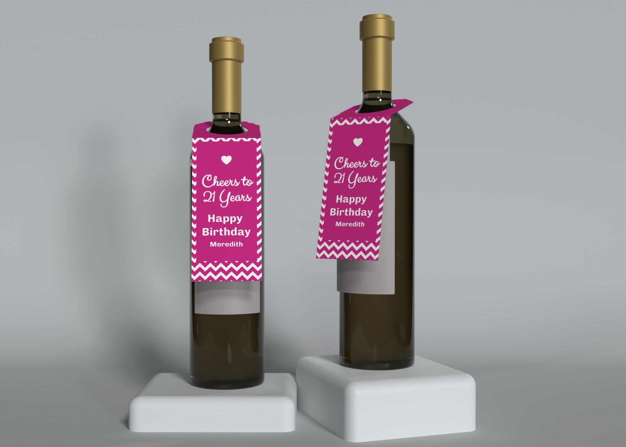 Wine Lable Tag Design with Tag Mockups | Mediamodifier