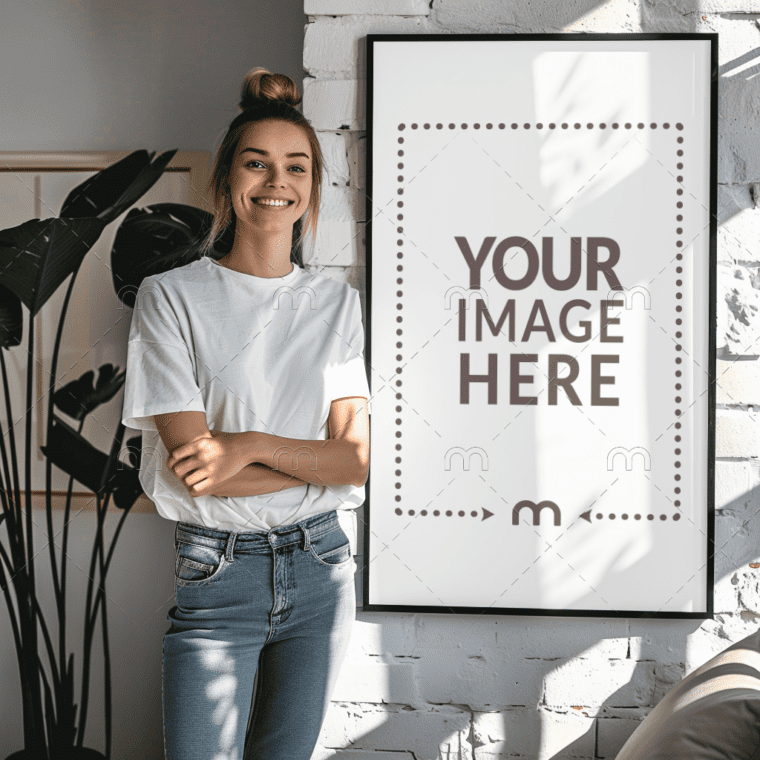 How to Create a Painting Frame Mockup: Tutorial + Templates | Mediamodifier